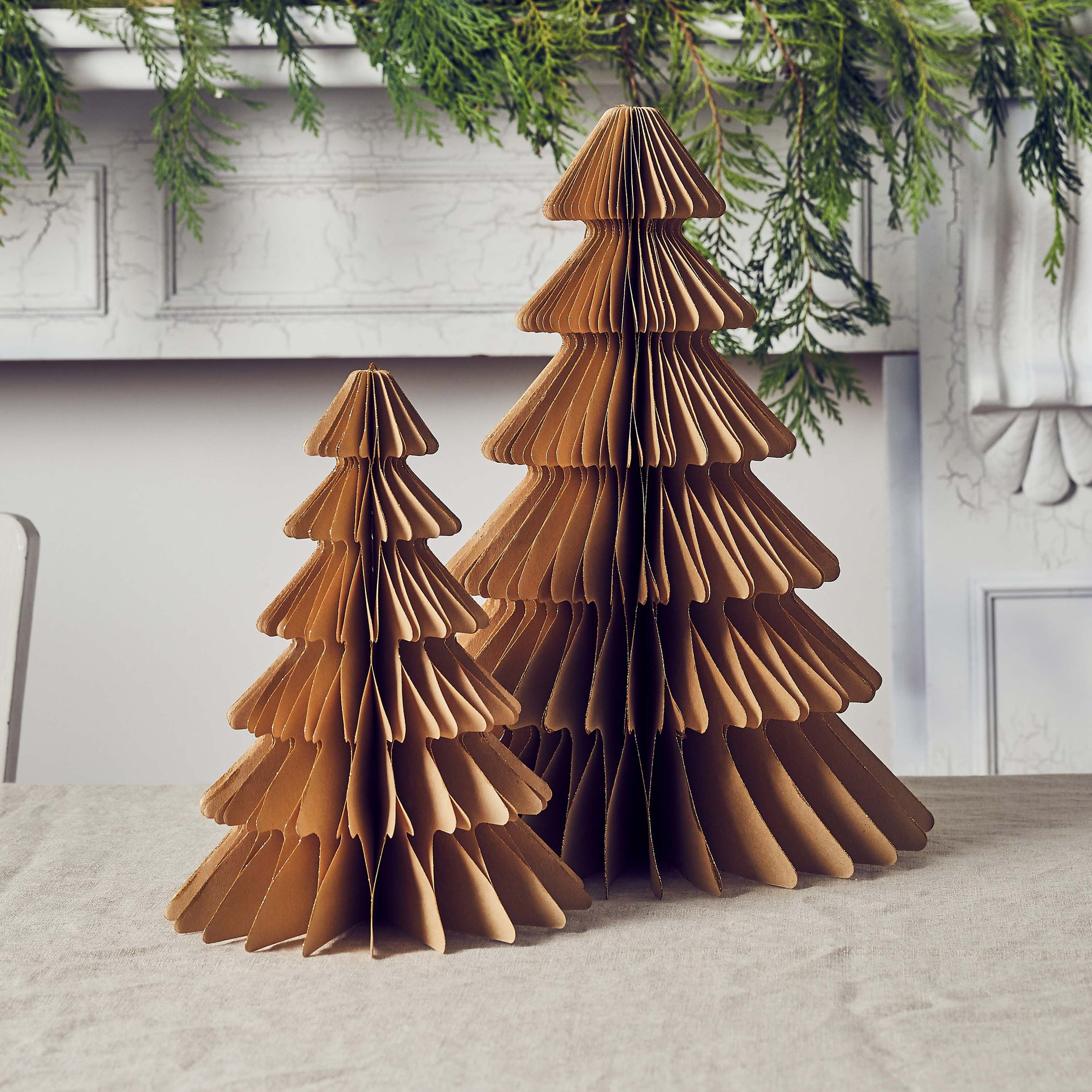Neutral Christmas Tree Honeycomb – Proper Confetti